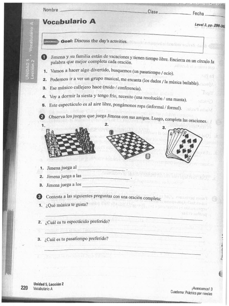 Unit 5 Lesson 2 Ws | PDF