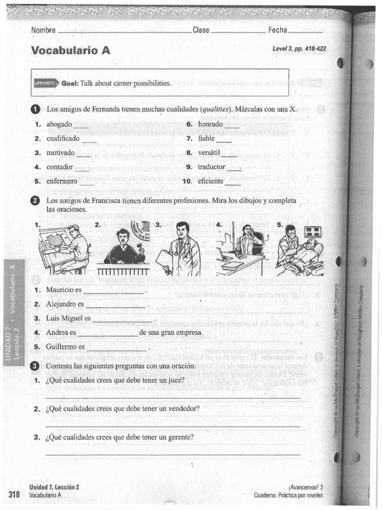 Unit 7 Lesson2 Ws | PDF