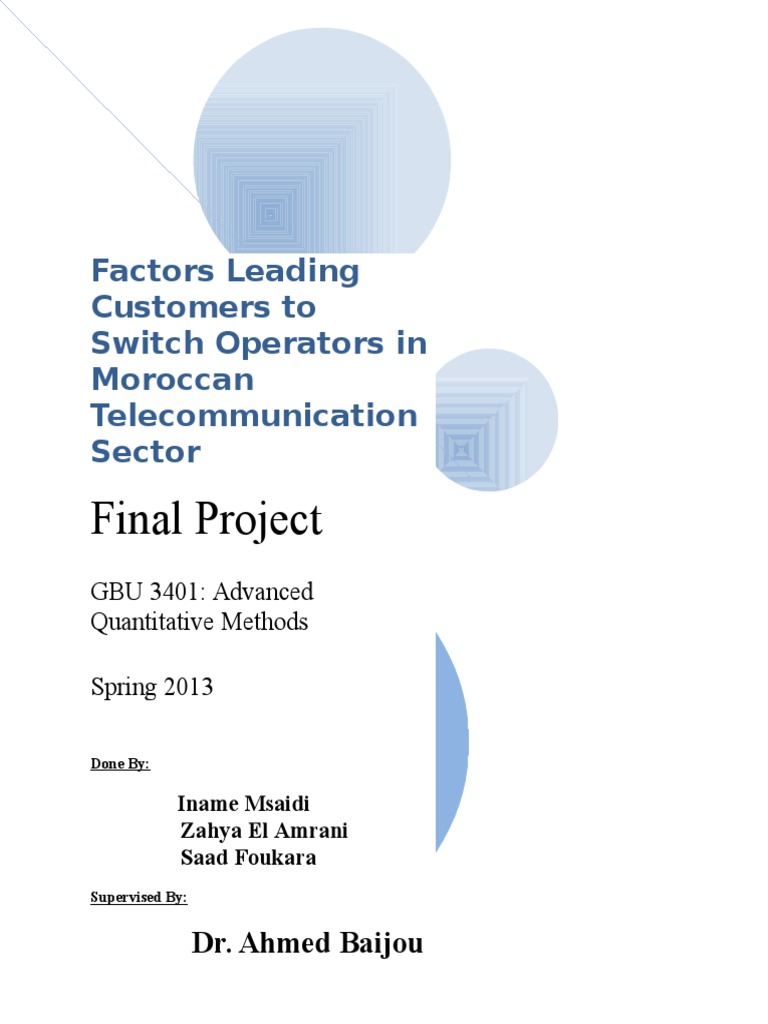 Final Project Operators | PDF | Multicollinearity | Errors And Residuals