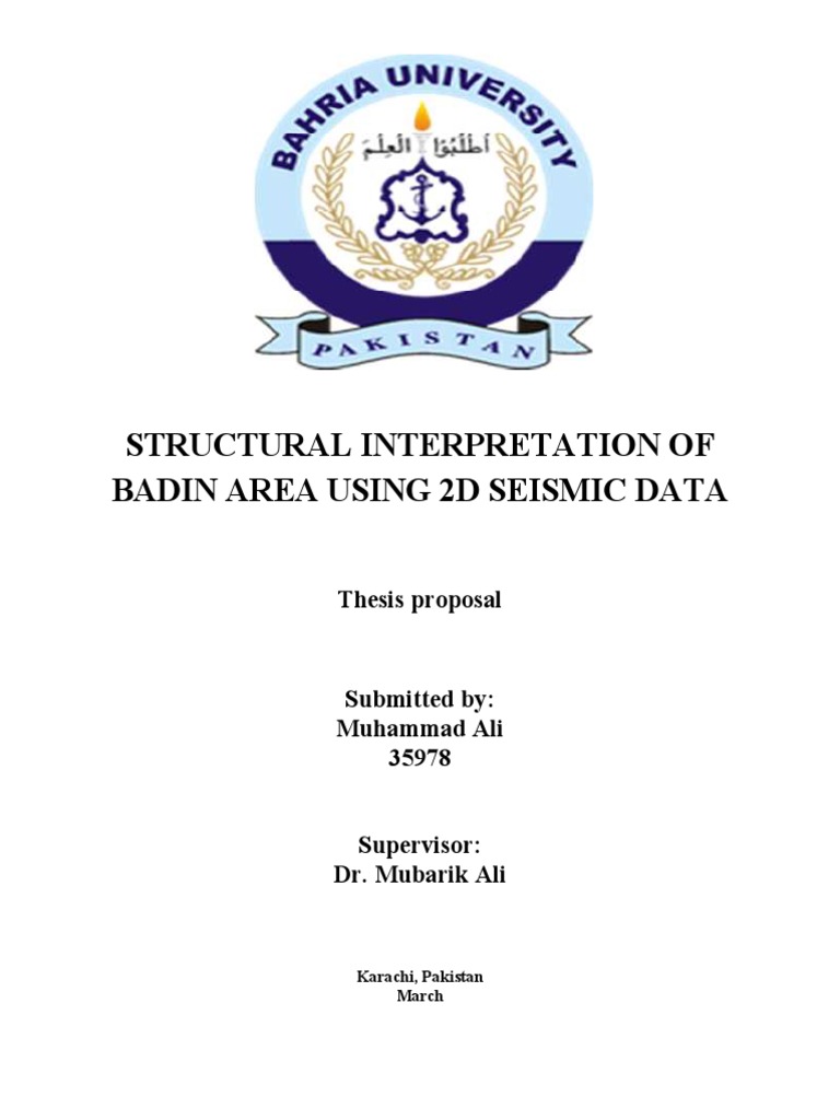 Research Proposal | Download Free PDF | Petroleum Reservoir | Geology