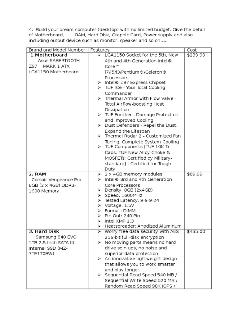 Computer Architecture Lab 4 | PDF | Loudspeaker | Computer Monitor