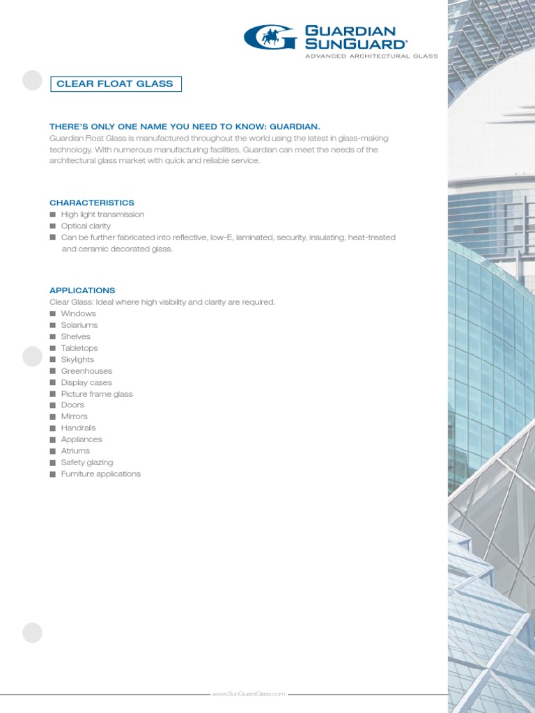 Guardian Float Glass: 40 Character Title | PDF | Atmosphere Of Earth ...