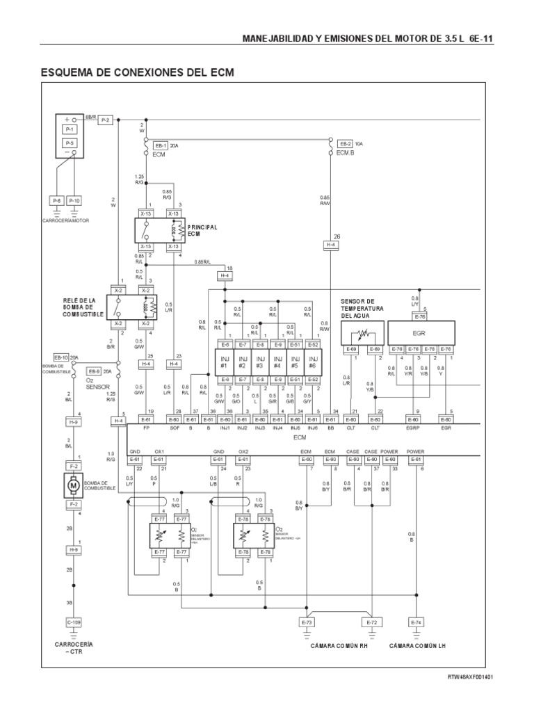 Diagramas Electricos Chevrolet Luv Dmax 3.5L