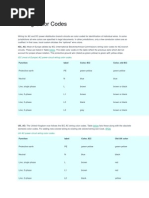 IEC & NEC Wire Color Codes Guide | PDF | Direct Current | Electrical Wiring