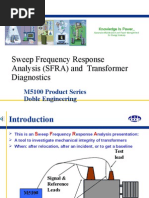 DOBLE Sweep Frequency Response Analysis | PDF | Transformer ...