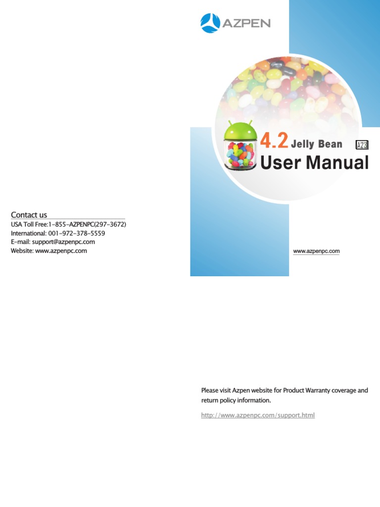 Azpen A727 Tablet User Guide | PDF | Icon (Computing) | Google Play