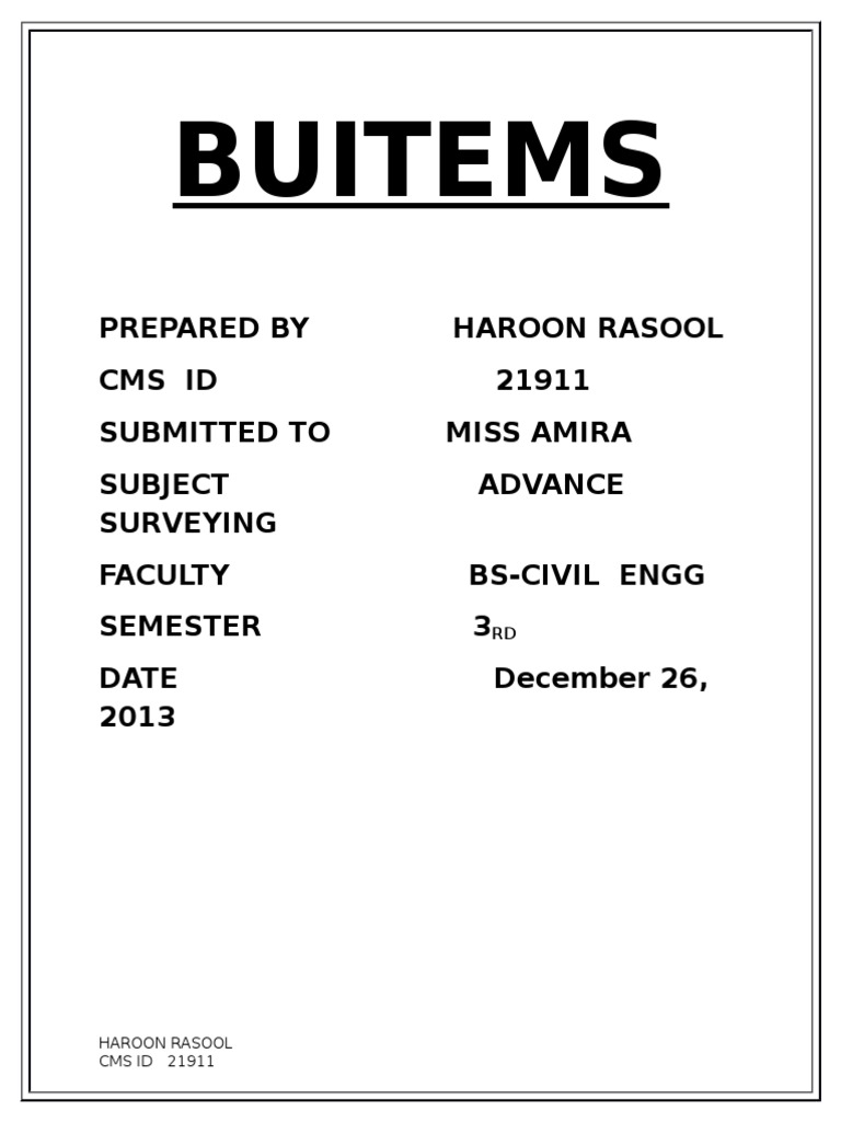 Buitems: Haroon Rasool CMS ID 21911 | PDF | Tangent | Acceleration