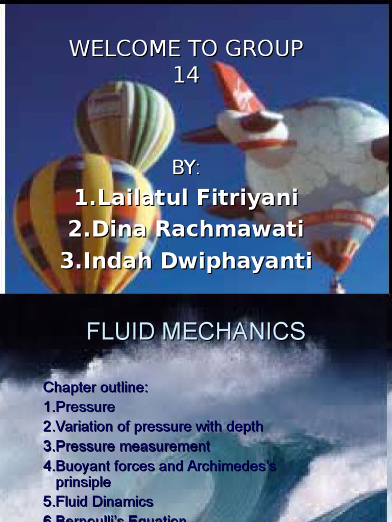 Fluid Mechanics | PDF | Buoyancy | Pressure