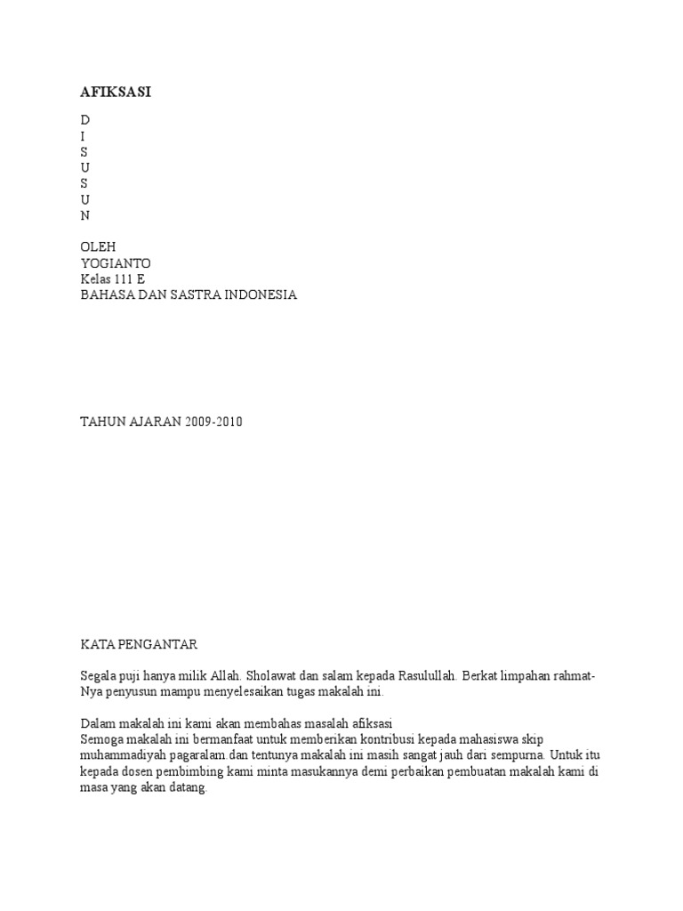 AFIKSASI | PDF