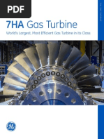 GE 7ha-Fact-Sheet-Oct15 PDF | PDF | Gas Turbine | Power Station
