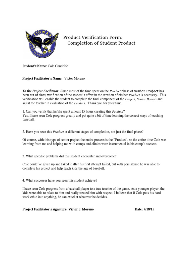 Product Verification Form | PDF | Career & Growth | Business