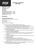 APIED Process in Recreational Therapy | PDF | Physical Therapy ...