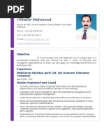 Sample Power Plant Engineer CV | PDF | Electric Generator | Siemens