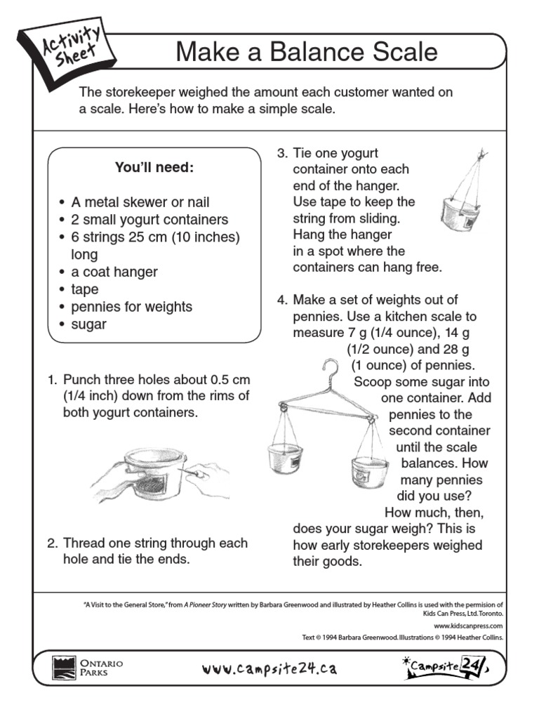 Balance Scale Made of A Coat Hanger | PDF | Cooking, Food & Wine | Art