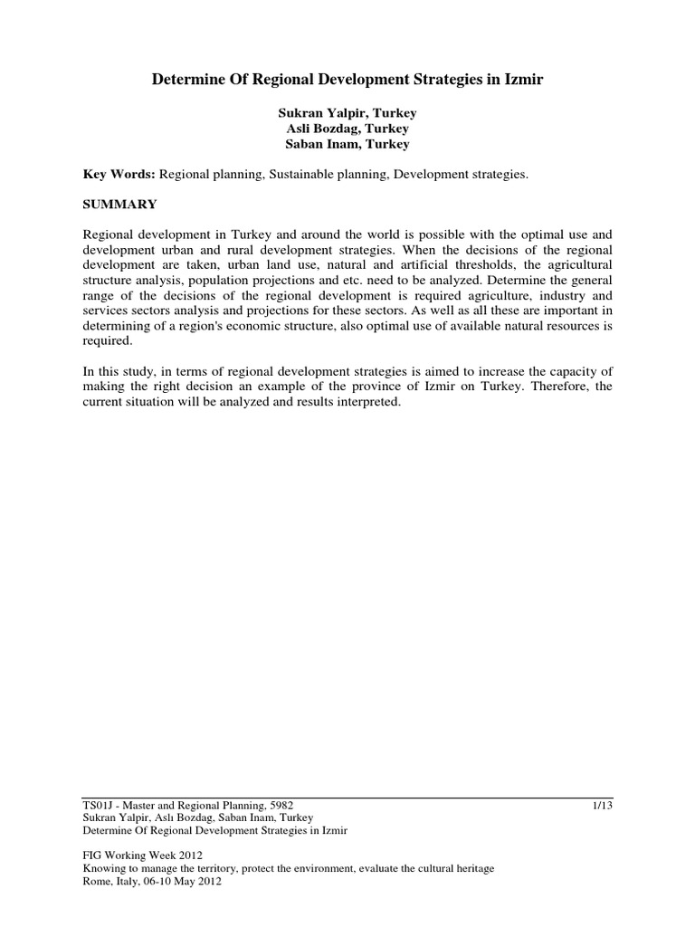 Regional Development Strategy NOy | PDF | Competitiveness | European Union