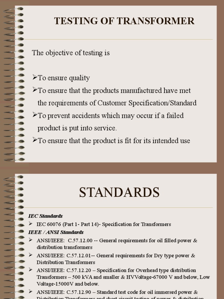 Transformer Testing | PDF | Transformer | Electrical Impedance