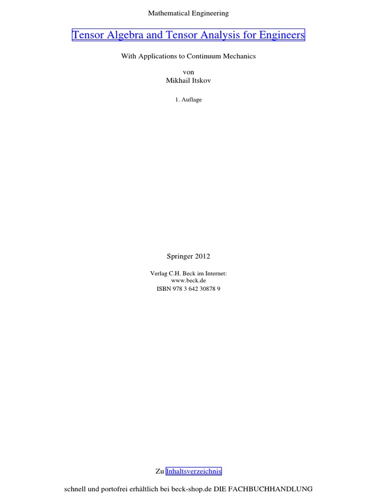 Tensor Book | PDF | Divergence | Gradient