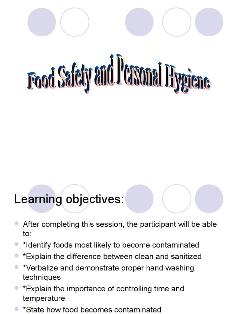 Food Safety Training: Preventing Contamination | PDF | Foodborne ...