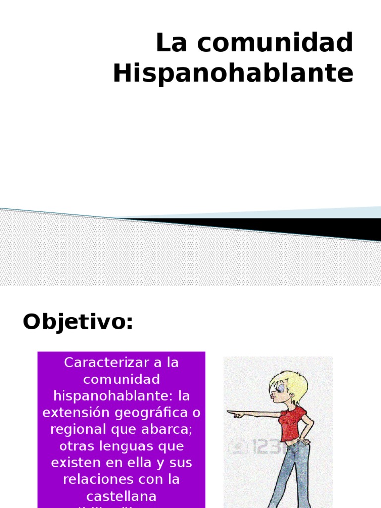 La Comunidad Hispanohablante | PDF | Idiomas | Artes del lenguaje y ...