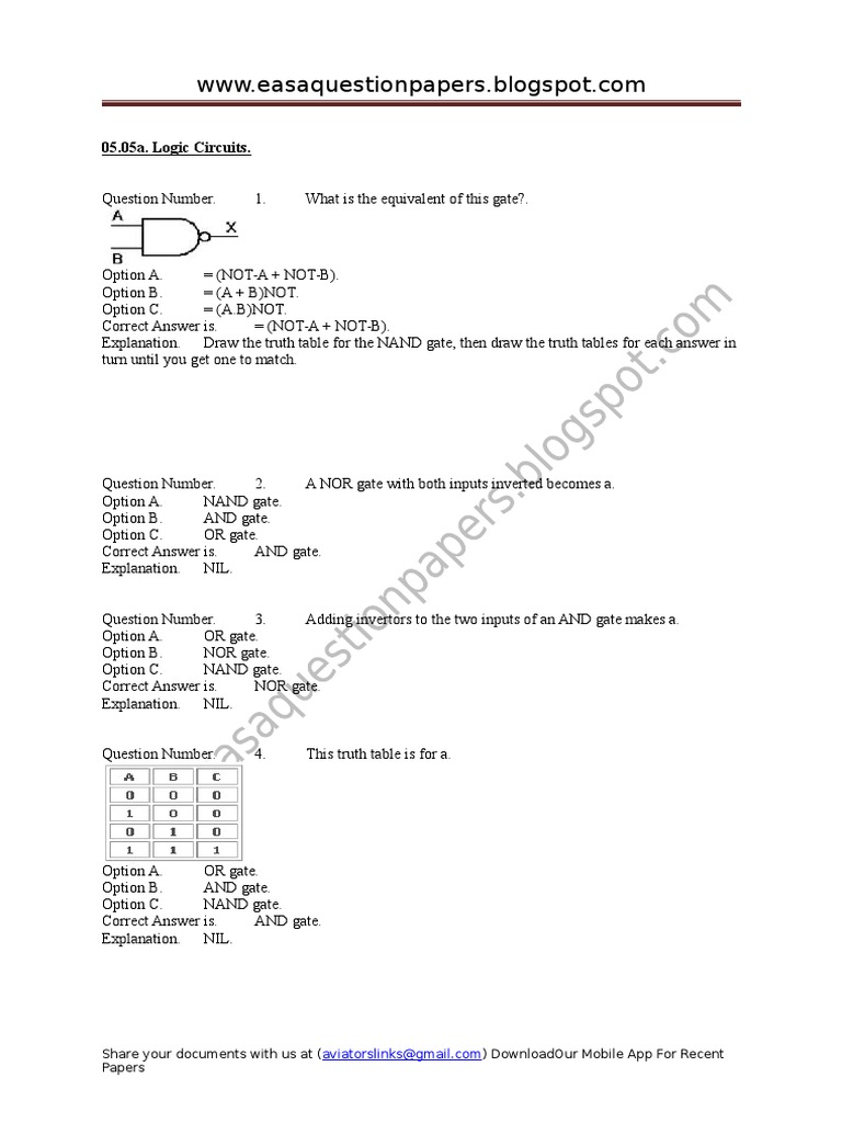 Module 05 Part 3 Logic Gates | PDF | Central Processing Unit | Computer ...
