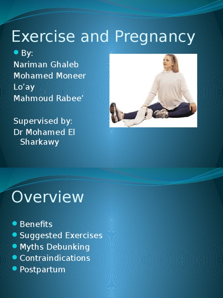 Exercise and Pregnancy | PDF | Physical Exercise | Pregnancy