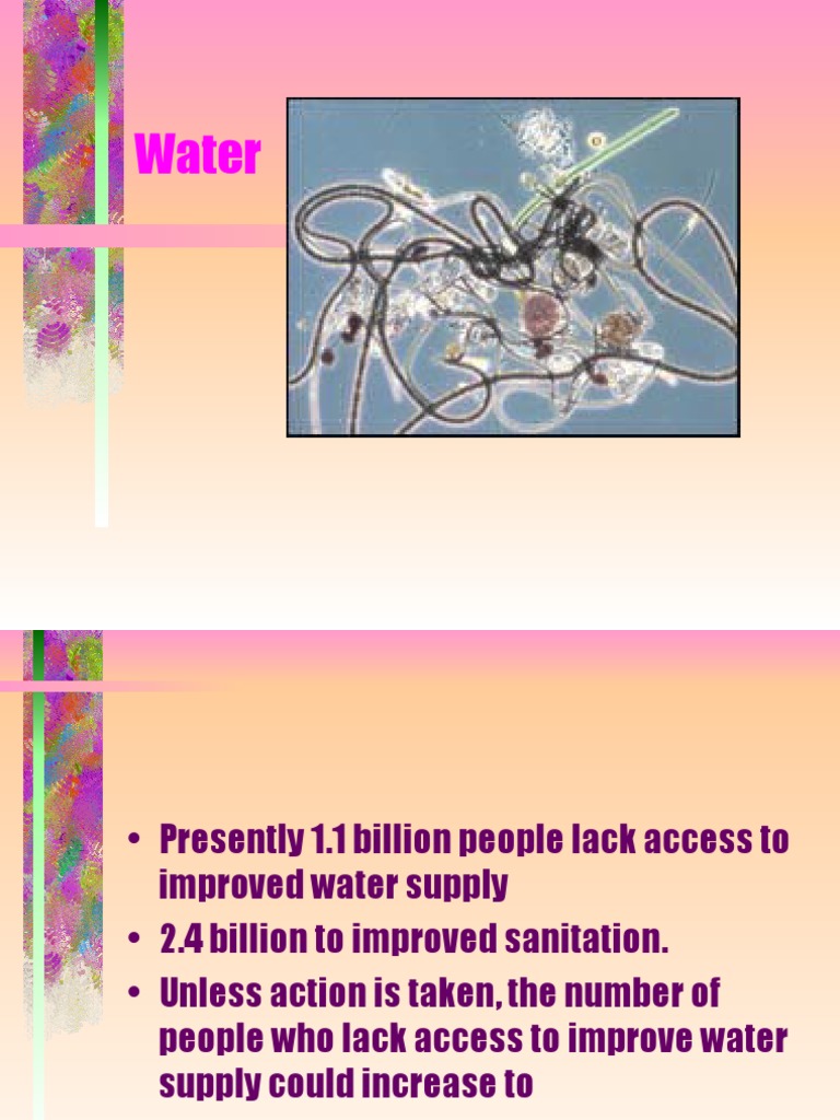 water microbiology NE2283 (1).ppt | Fresh Water | Microbiology