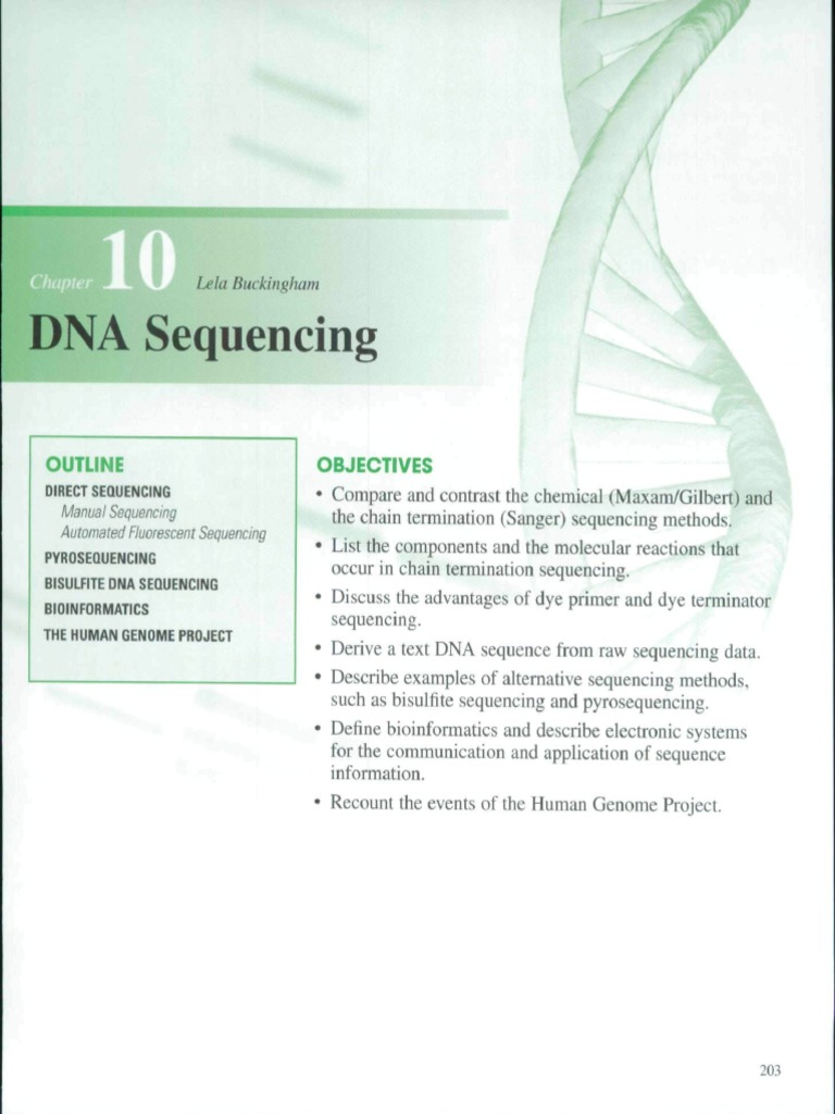 DNA Sequencing | PDF | Dna Sequencing | Sequence Alignment