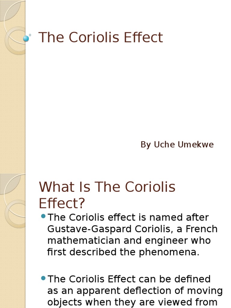 Understanding the Coriolis Effect | PDF | Fluid Dynamics | Flow Measurement