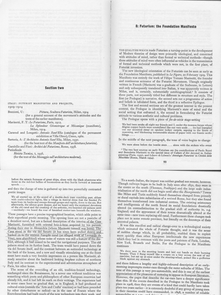 Theory and Design in The First Machine Age Section 2 Reyner Banham ...