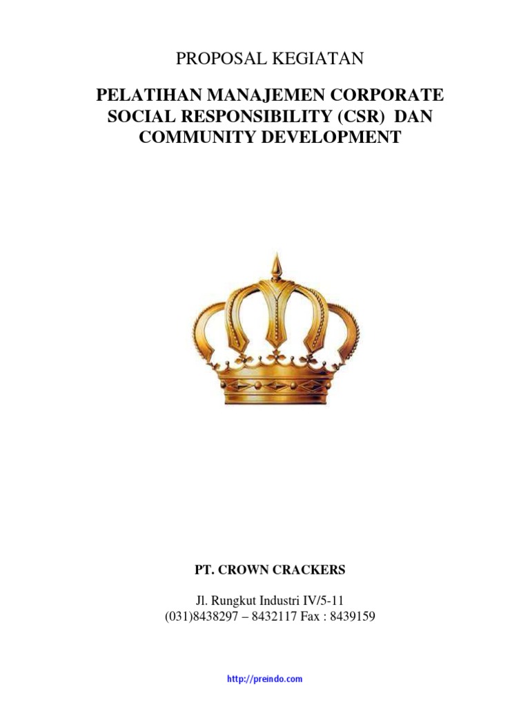 Contoh Proposal CSR | PDF