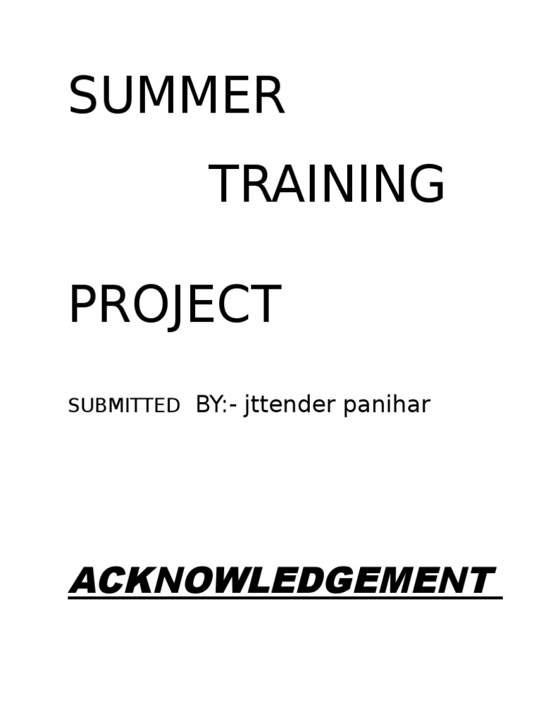 Summer Training at Jay Ushin | PDF | Lock (Security Device) | Door