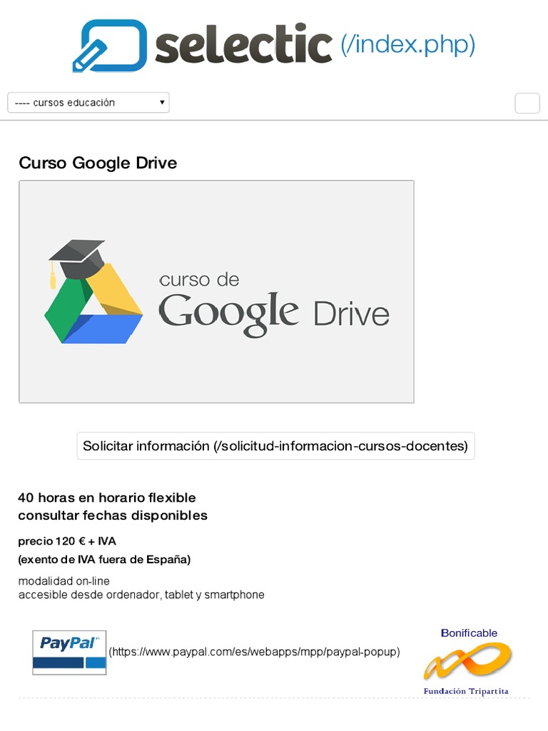 Curso Google Drive PDF | PDF | Google | Tecnología de información y comunicaciones