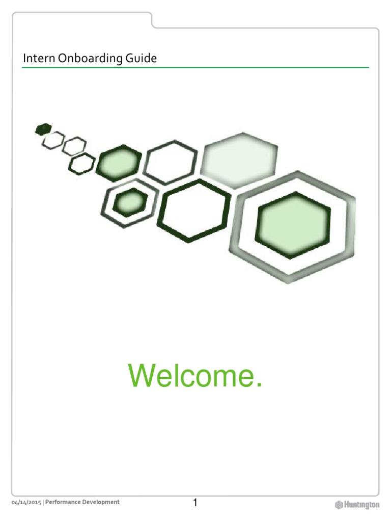 Intern Onboarding Guide | PDF | Internship | Job Hunting