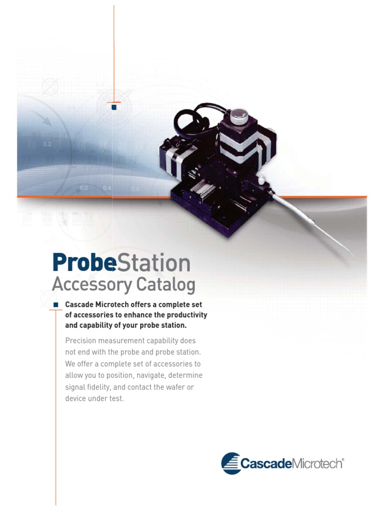Probestationaccessorycatalog04 05 12 Pdf Electrical Connector Optics