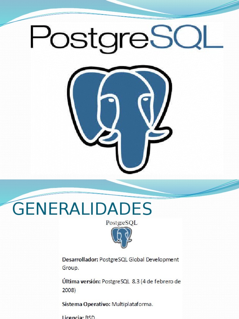 Arquitectura de PostgreSQL | PDF | Postgre Sql | Software libre