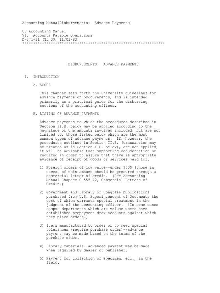 Accounting Manual | PDF | Payments | Financial Transaction