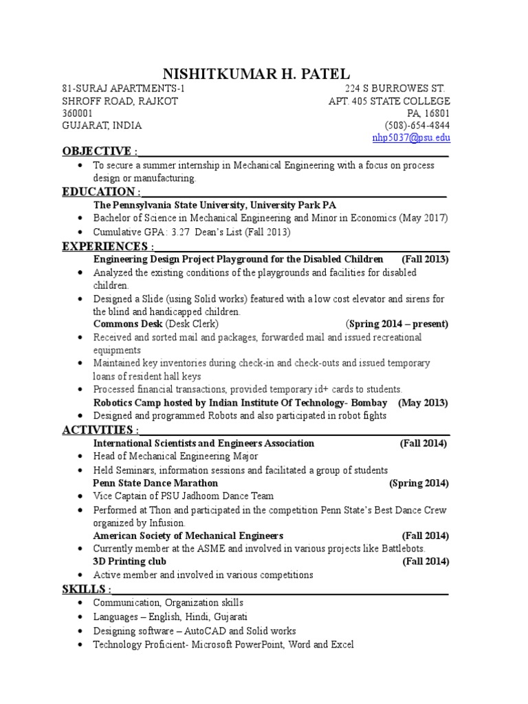 Updated Resume | PDF | Business