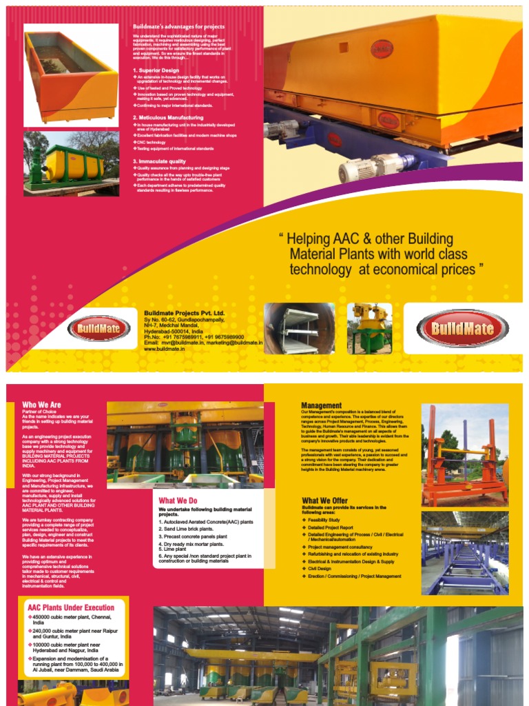 Buildmate Brochure | Building Materials | Engineering