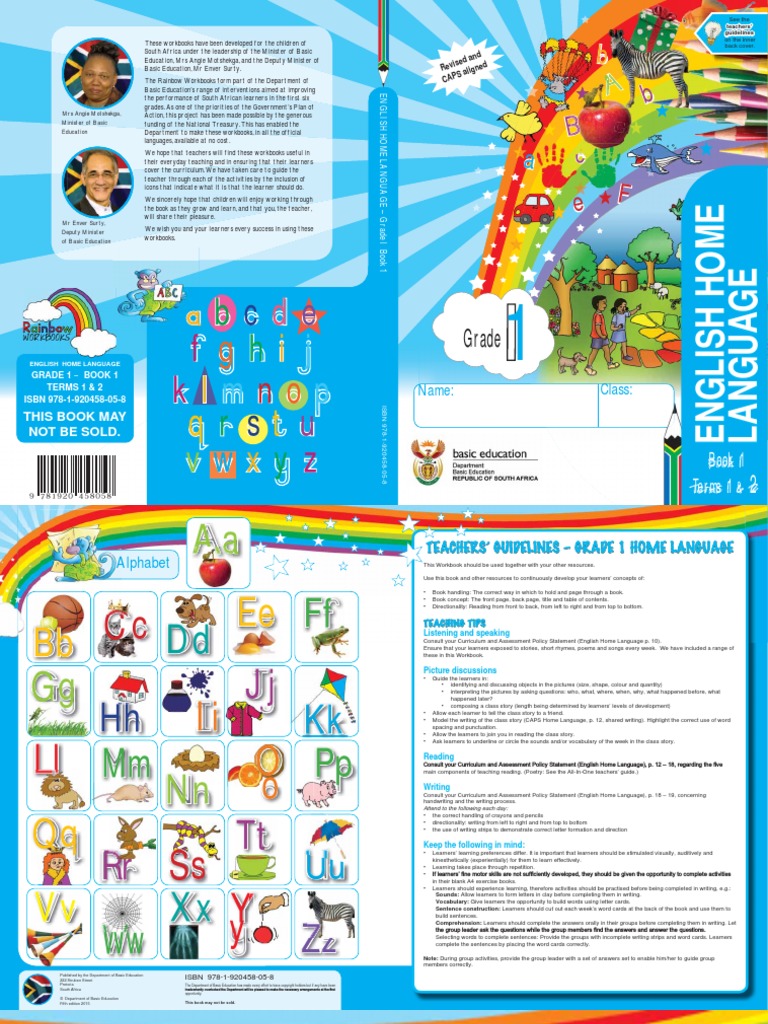 2015 Workbook1 Lit Gr1 English Home Language - Book 2 | PDF | Reading ...