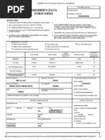 Member's Data Form (MDF) PAG-IBIG | PDF