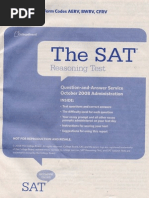 Sat Answer Key For Practice Test 4 | PDF | Standardized Tests | Tests