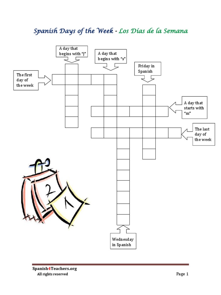 Spanish Days of the Week Guide | PDF