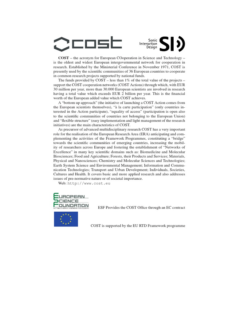 Explorations Sonic Interaction Design | PDF | Design | Sound