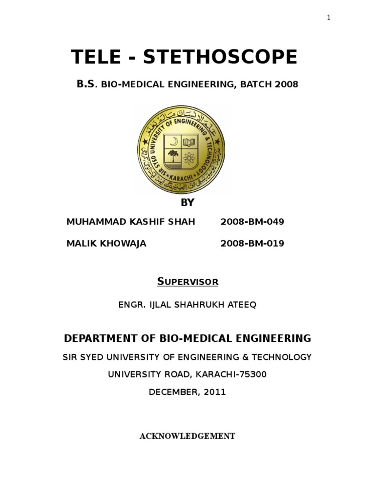 Tele Stethoscope | PDF | Microphone | Headphones
