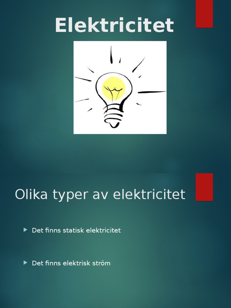 Elektricitet