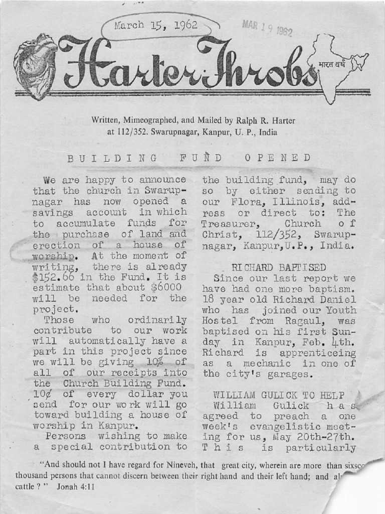 Harter Ralph 1962 India | PDF | Aaron | Miriam