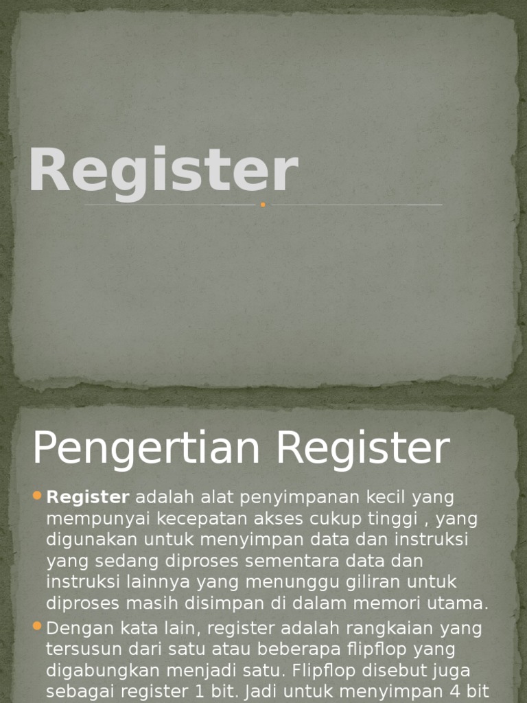 Register | PDF | Komputer