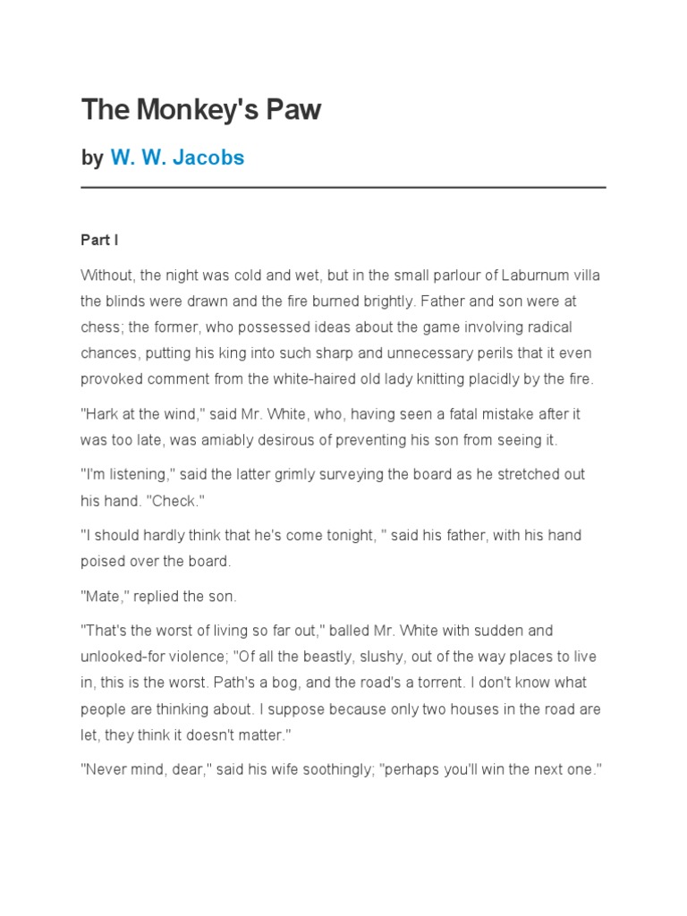 The Monkey's Paw | PDF