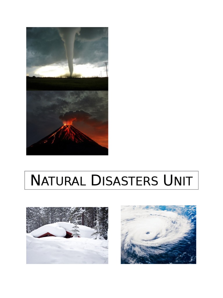 Natural Disasters Unit | PDF | Emergency Evacuation | Lesson Plan