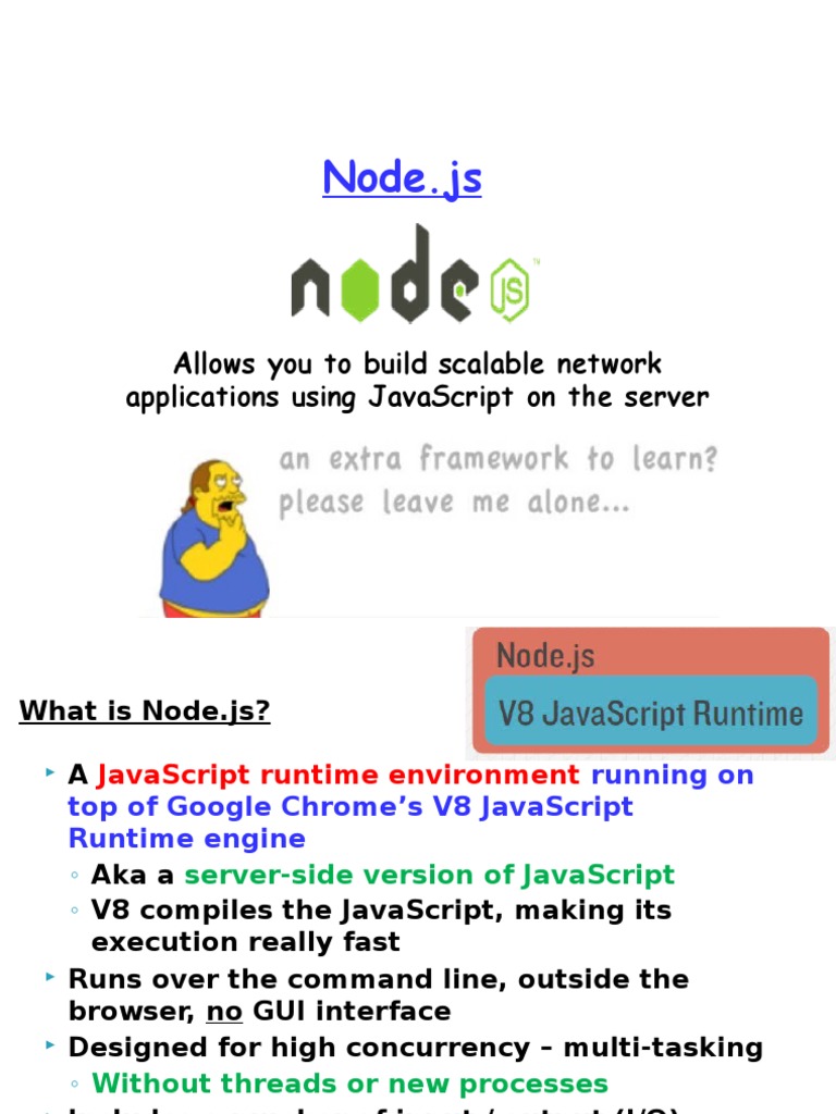 Node Js | PDF | Java Script | Web Server